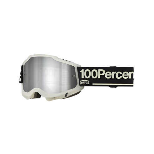 100% Accuri 2 Glow Moto/MTB Goggle - Mirror Silver Lens (Non-Current)