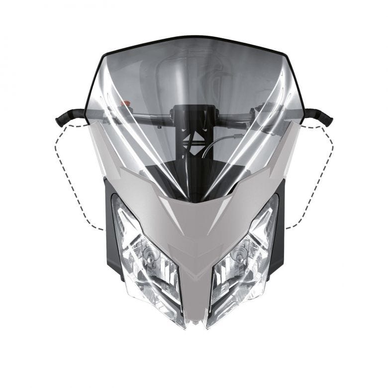 Ski-Doo High Windshield (REV-XM, XS)