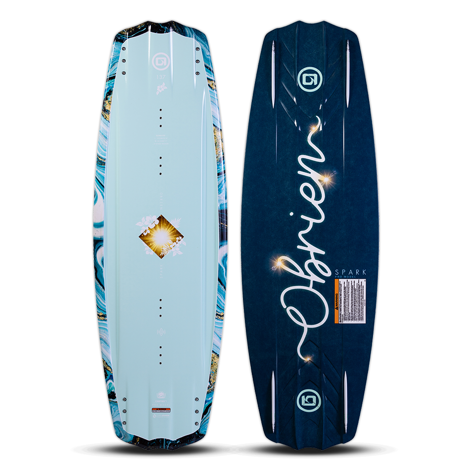 O'Brien Spark Wakeboard - Feather Core, 3-Stage Rocker