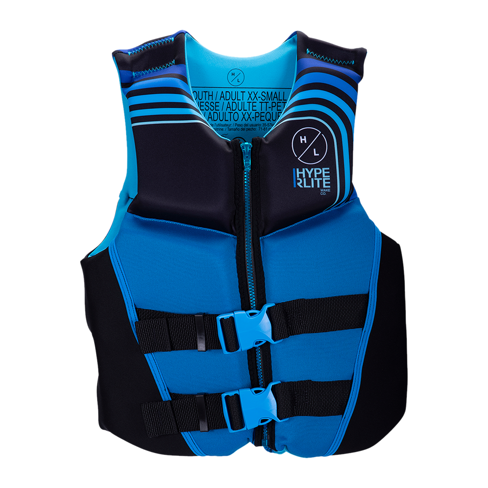 Hyperlite Boys Junior Indy Life Jacket - Teen PFD for Boat & Lake
